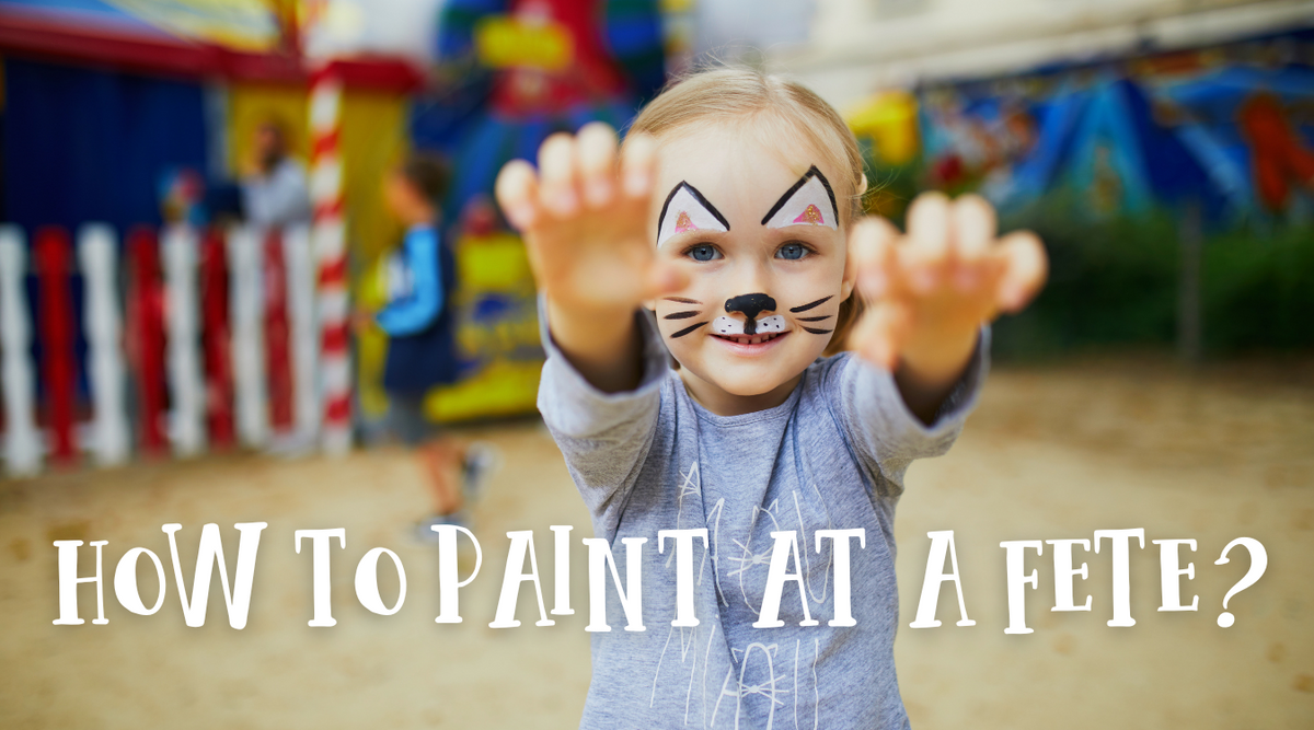 Face Painting for a Fete or Charity event – The Face Paint Shop