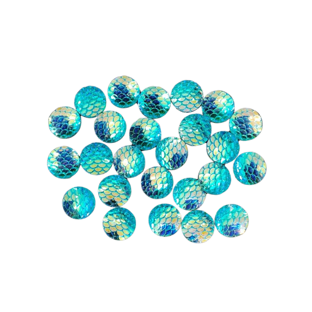 Make Your Own Bling - Mermaid Scales | Aqua Blue – The Face Paint Shop