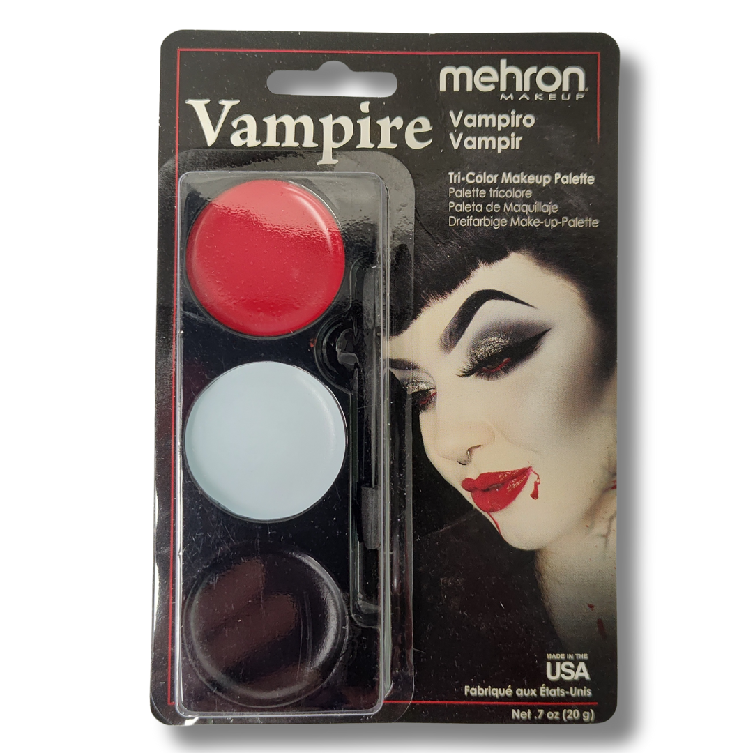 Halloween Make Up | Mehron Tri-Colour Make Up Palette - Vampire – The ...