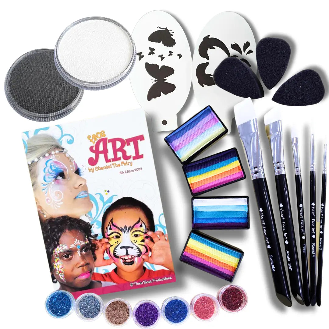 Face Painting Tools Carnaval Make Up Veilig ACWOO Face Body Paint Set,