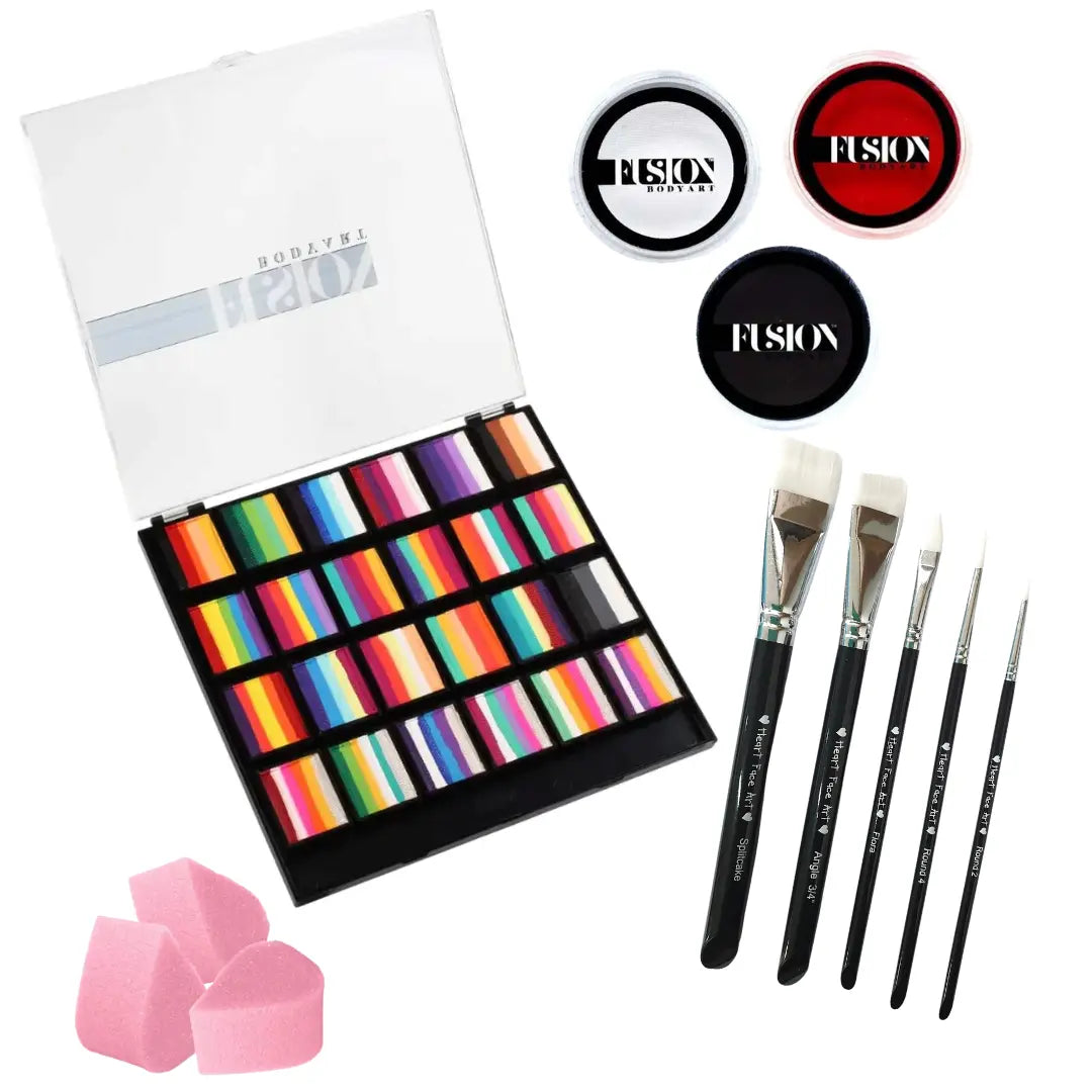 Buy Face Paint Kit | Fusion Delights Face Paint Kit – The Face Paint Shop