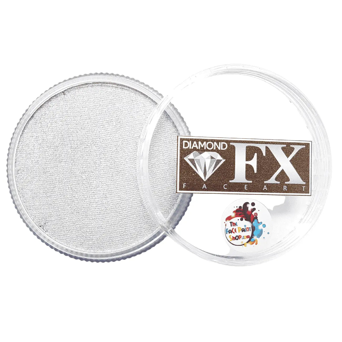Buy Silver Face Paint | Diamond FX Metallic Silver 30g – The Face Paint ...